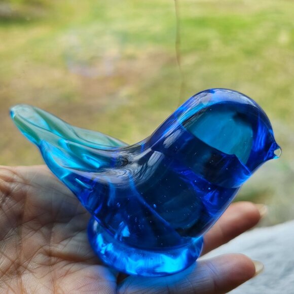 Leo Ward | Art | Leo Ward 994 Signed Bluebird Of Happiness Titan Glass ...